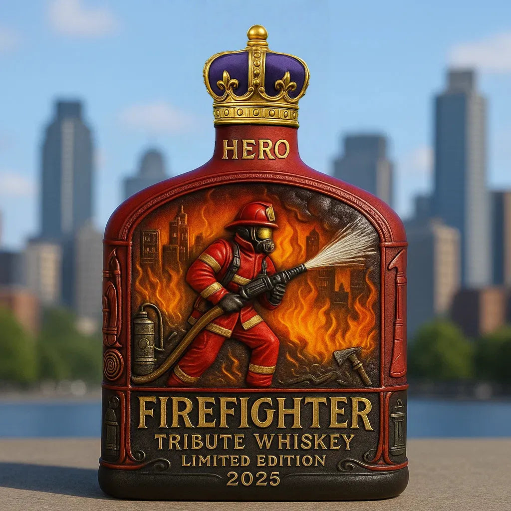 Firefighter Tribute Limited Edition Whiskey Bottle – curatedcurve